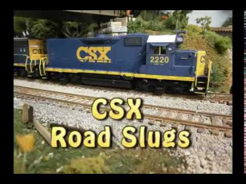 HO CSX Road Slugs - RDMT - YouTube