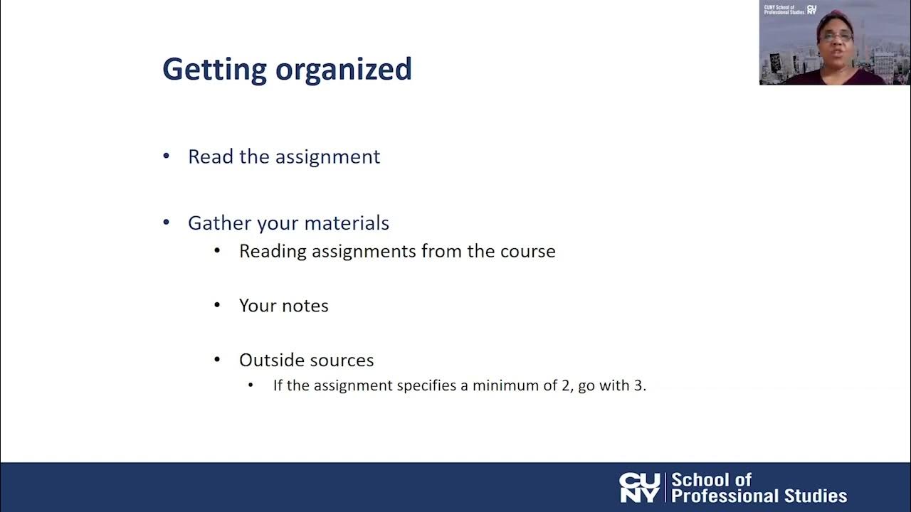 Tips for Formatting and Completing College Assignments - YouTube