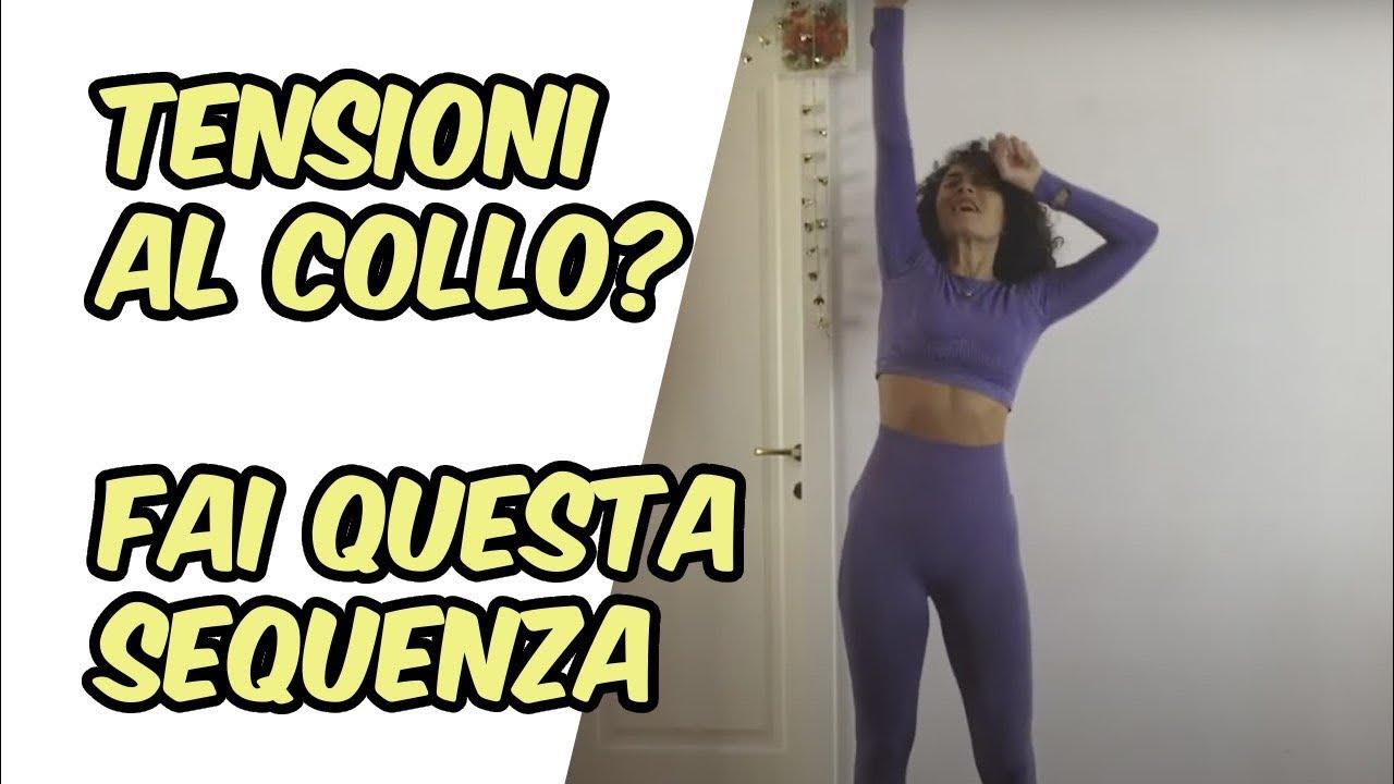 Esercizi per sciogliere le tensioni a collo, spalle e trapezi | Silva Iotti Yoga cervicale - YouTube