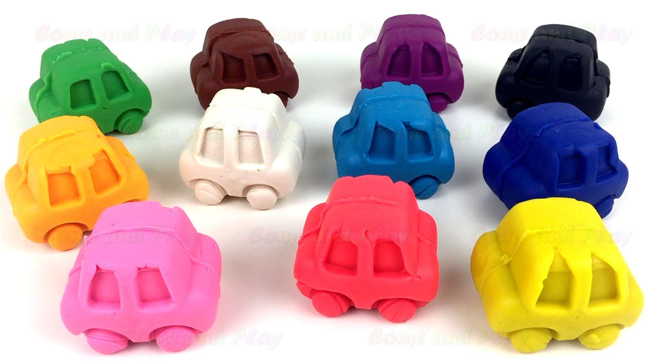 Play Dough Car Surprise Toys Fun and Creative for Kids - YouTube