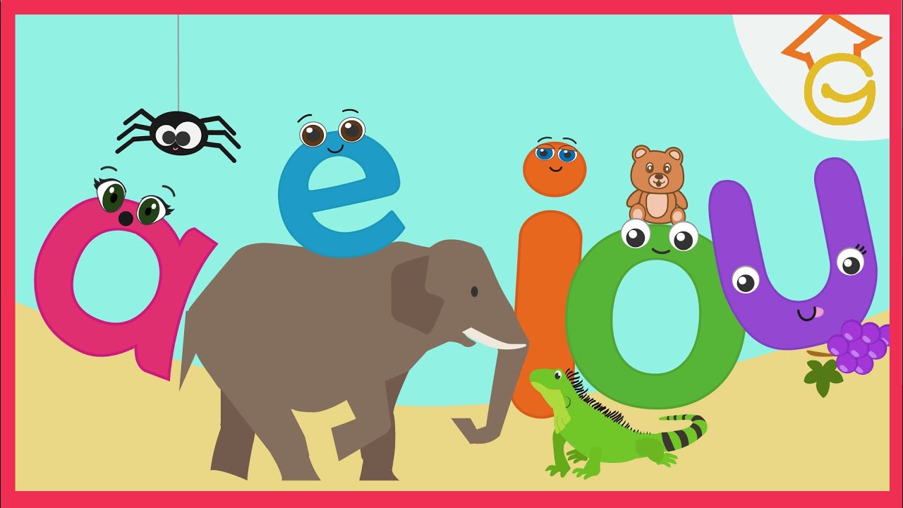 Las vocales para niños de 4 a 5 años. Apreder las VOCALES preescolar a ...