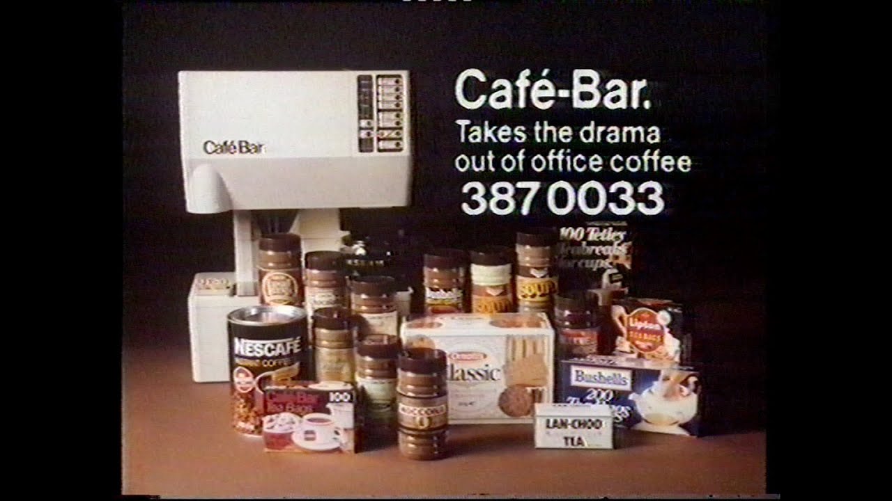 Cafe Bar TV Commercial from the 1980s - YouTube