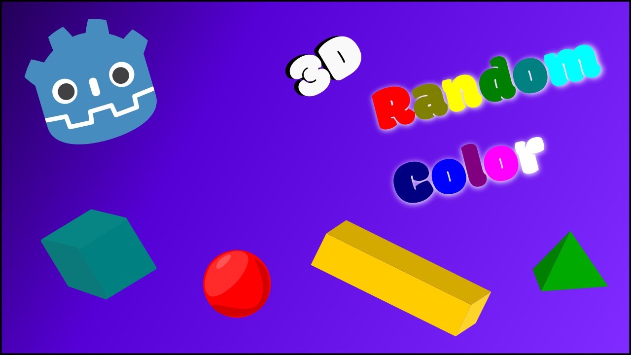 Godot Tutorial: Add Random Colors to 3D Meshes - YouTube