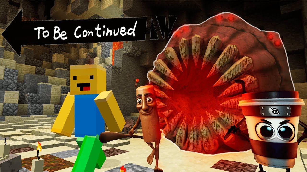 TUNG TUNG SAHUR vs GIGANT WORM and ASSASSINI CAPPUCCINI in Minecraft ...