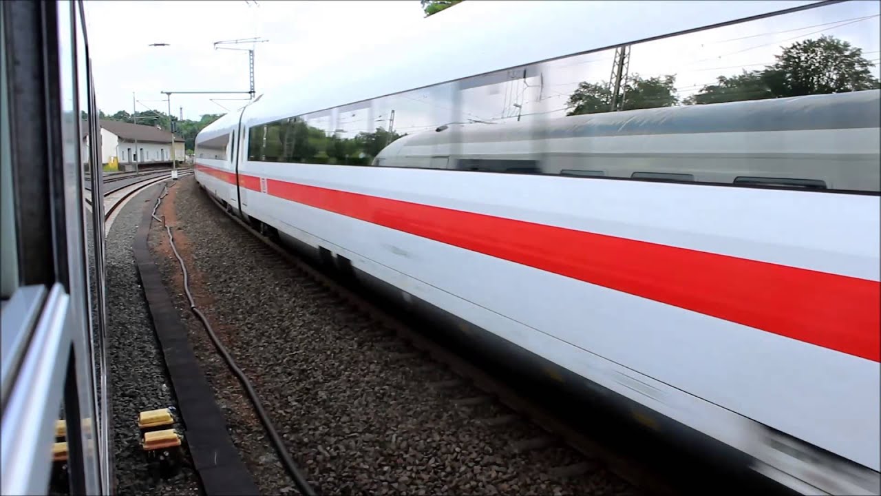 ICE 874 in Schlüchtern - YouTube