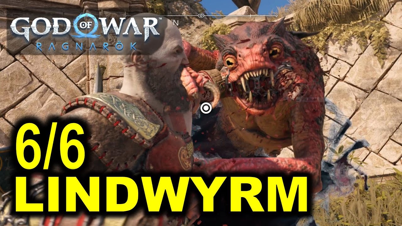 All 6 Lindwyrms Locations | The Lost Lindwyrms Favor | God of War ...
