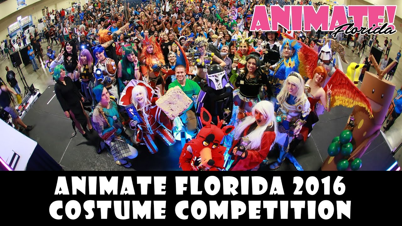 Animate Florida 2016 Costume Competition - YouTube