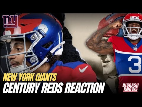 "Century Reds" Reaction | New York Giants Unveil New Jerseys to ...