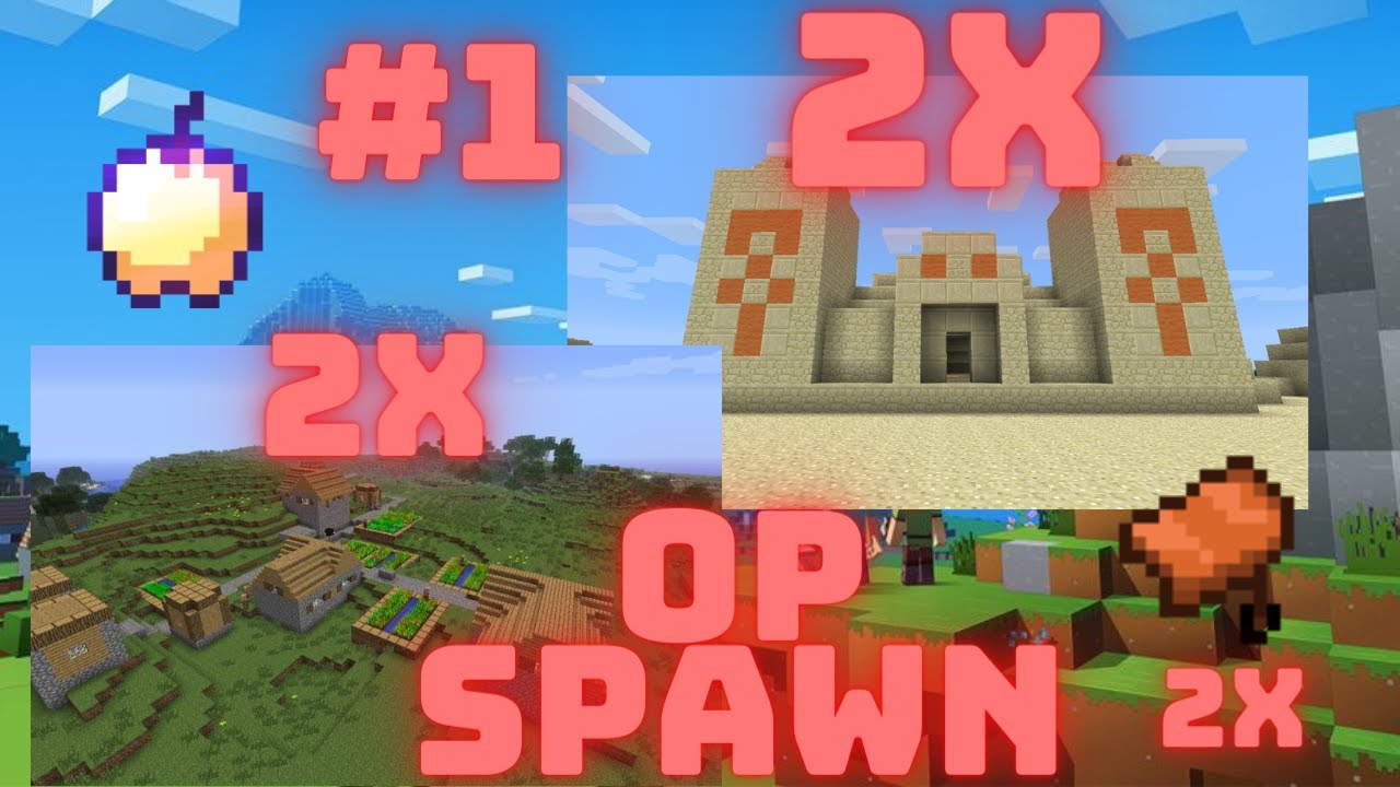 OP SPAWN!! (Minecraft #1) - YouTube