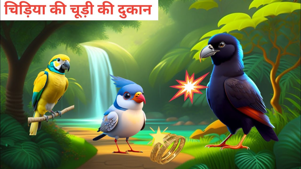 चिड़िया की चूड़ी | Tuni Chidiya | Chidiya Ki Kahani | Chidiya Aur Kauwa ...