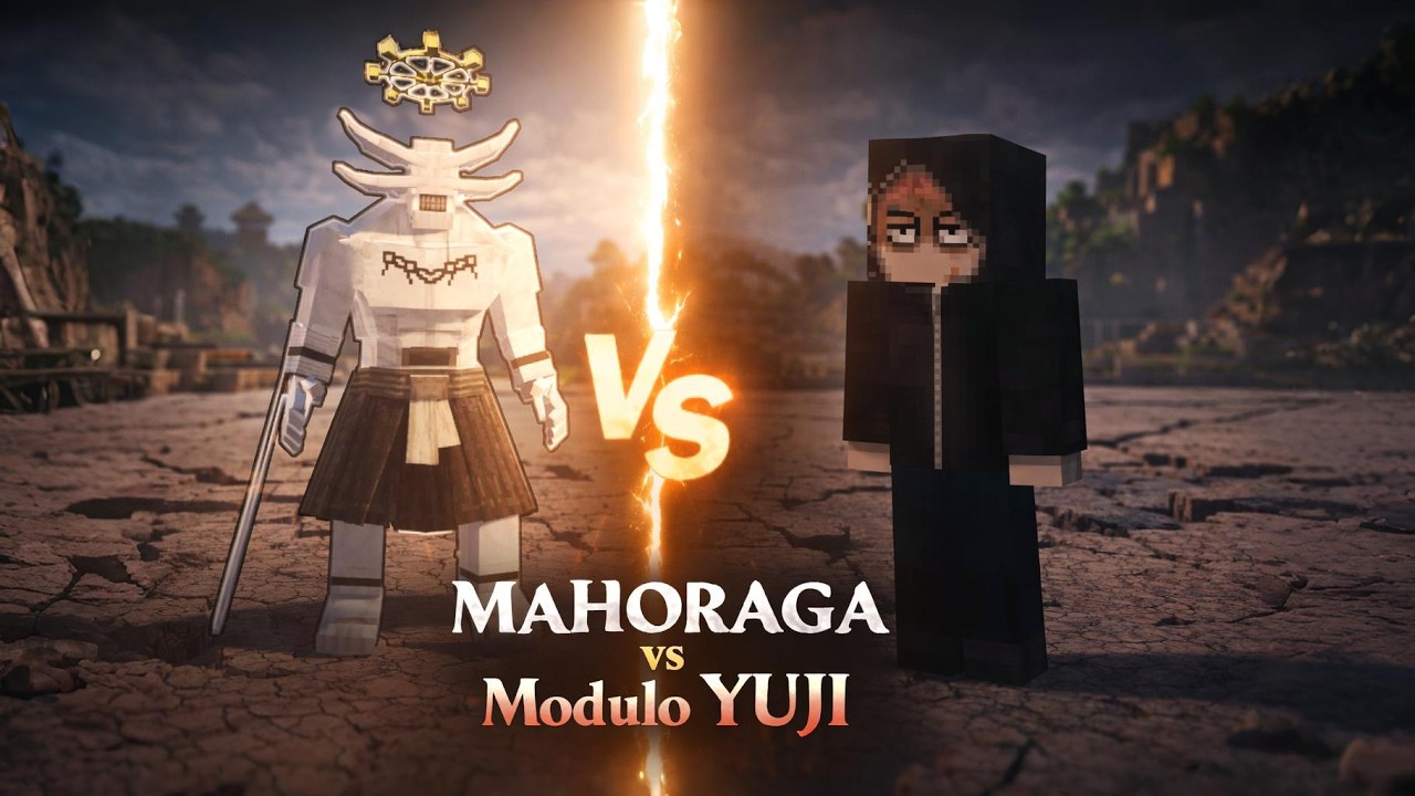 Minecraft Jujutsu Kaisen – Mahoraga vs Modulo Yuji - YouTube