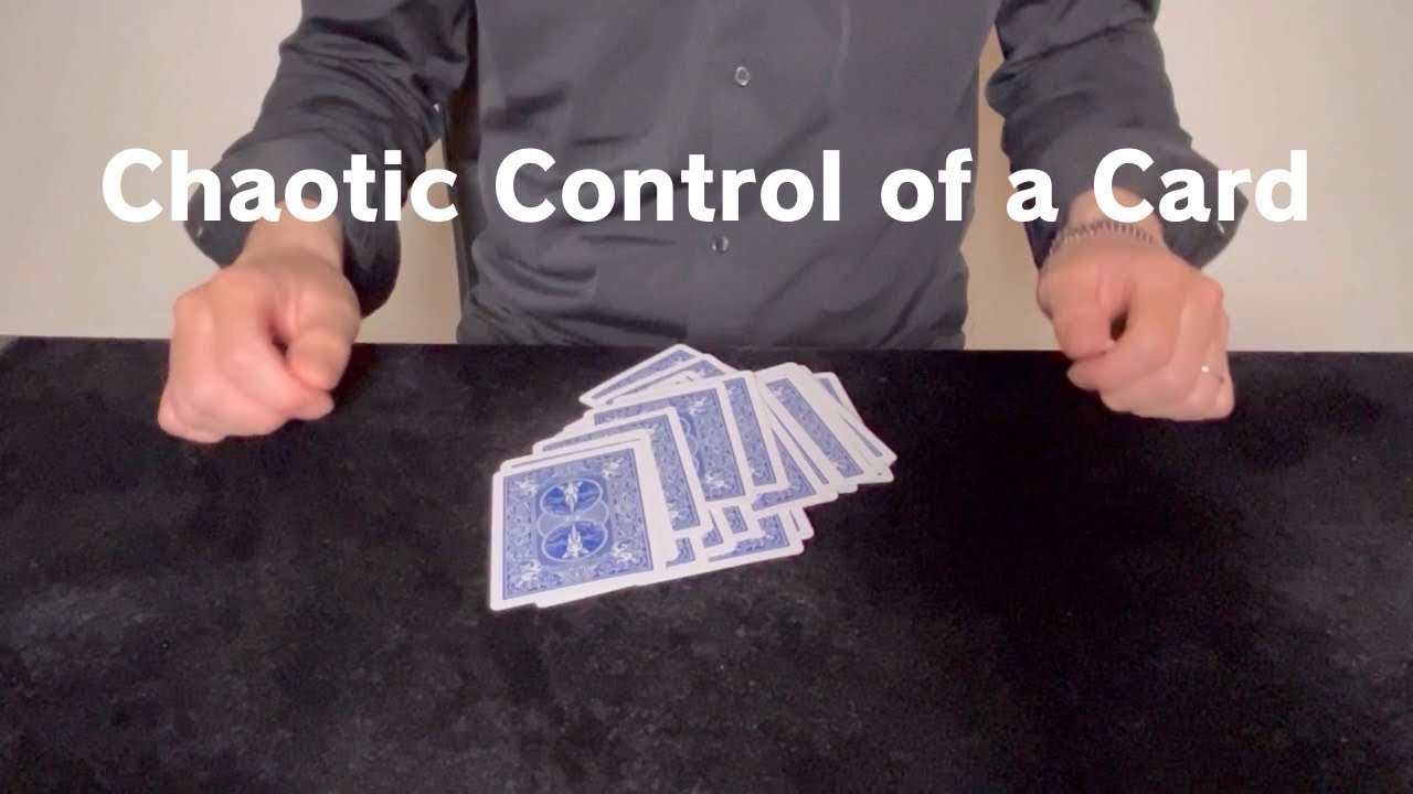 Chaotic Control of a Card - YouTube