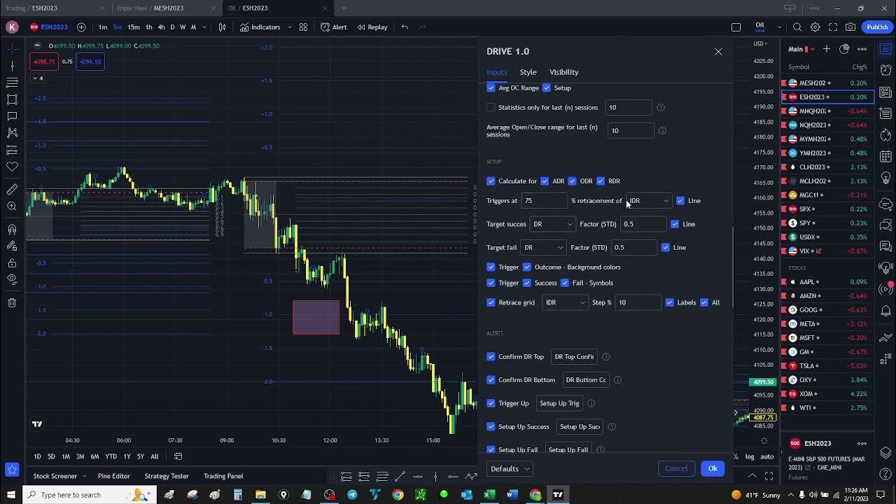 Trading DR/IDR - Setting up Drive and Seeing Your Edge. Tools ...