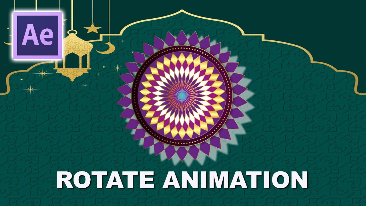 TUTORIAL AFTER EFFECT - CARA MUDAH MEMBUAT GAMBAR BERPUTAR - YouTube