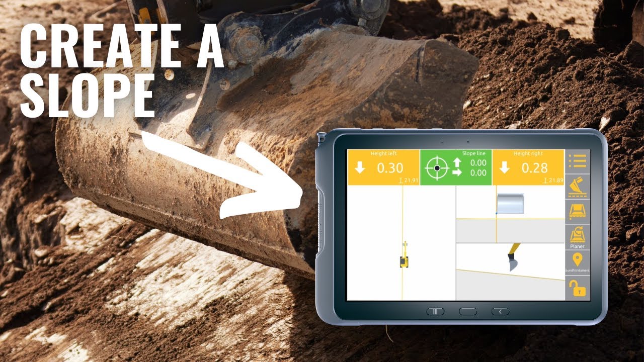 Learn how to Create a Slope with Unicontrol3D - YouTube