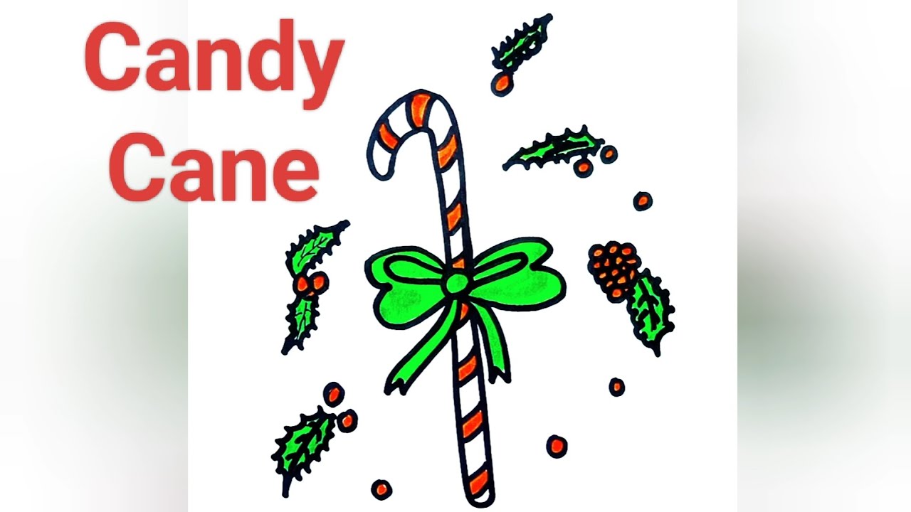 How to Draw Christmas Candy Canes & Sweet Treats 🎄🍬 | Fun & Easy Art ...
