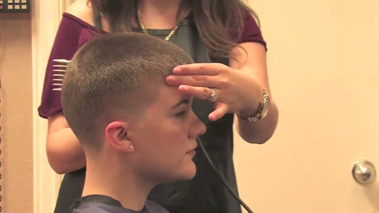 Veronica AZ - Pt 2: Surprise Buzz Cut (TA77.net Mini) - YouTube