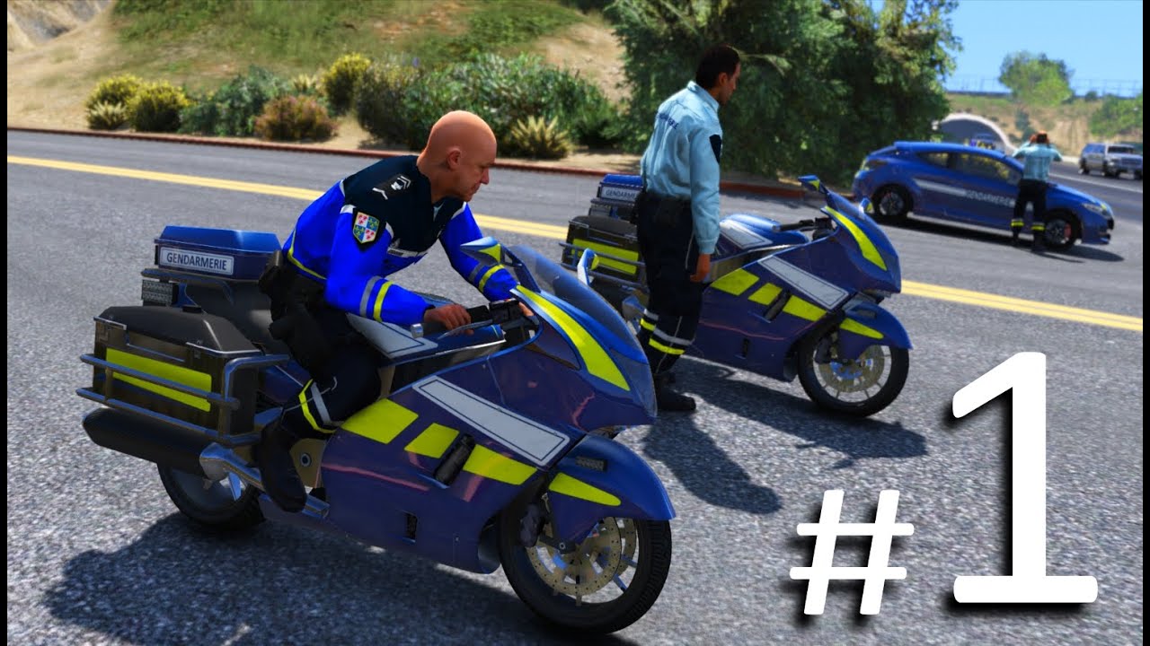 GTA 5 : GENDARMERIE E.R.I | Contrôles Routiers #1 - YouTube