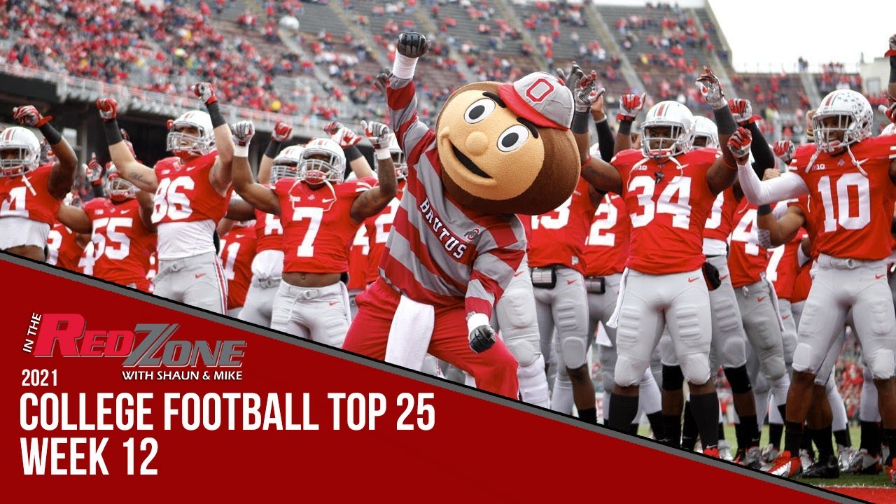 RedZone College Football Top 25 - Week 12 - YouTube