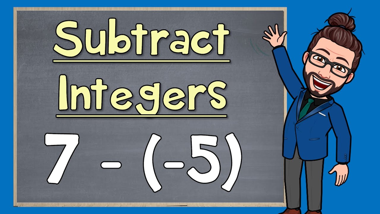 Subtract Integers | The Math Review | 7NS1c - YouTube