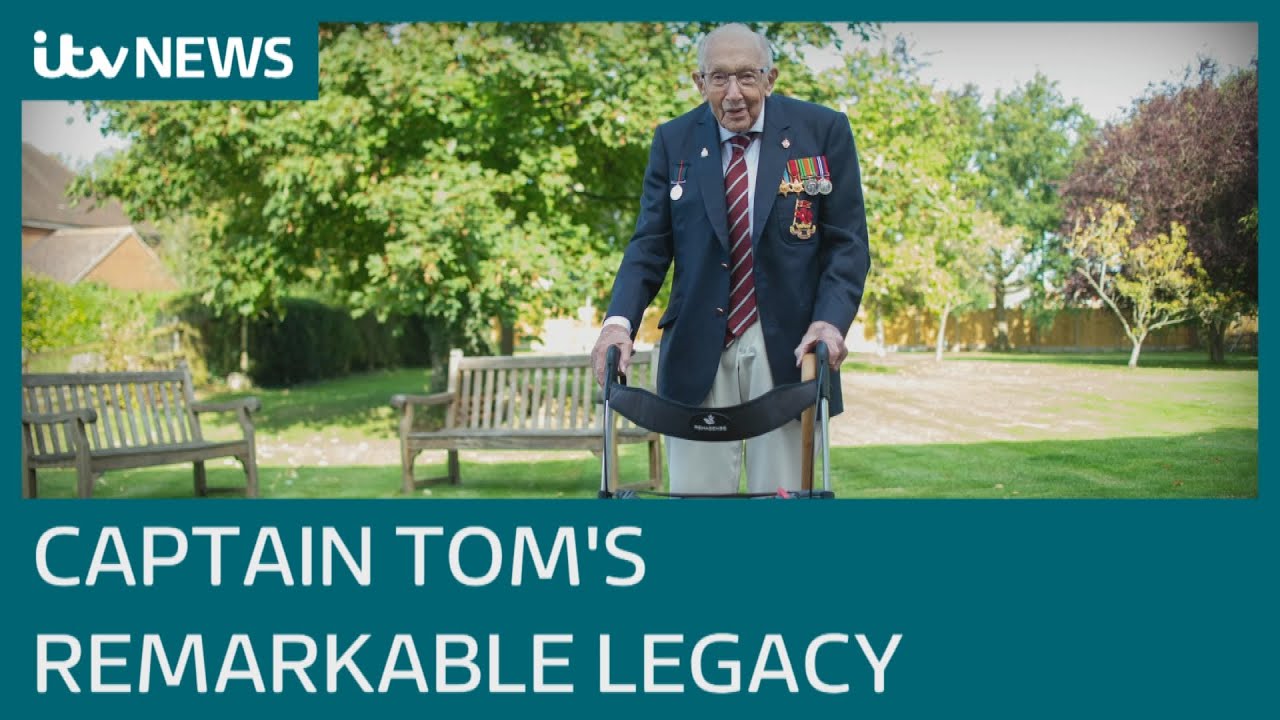 Captain Tom Moore: Tributes flood in after veteran dies aged 100 | ITV ...