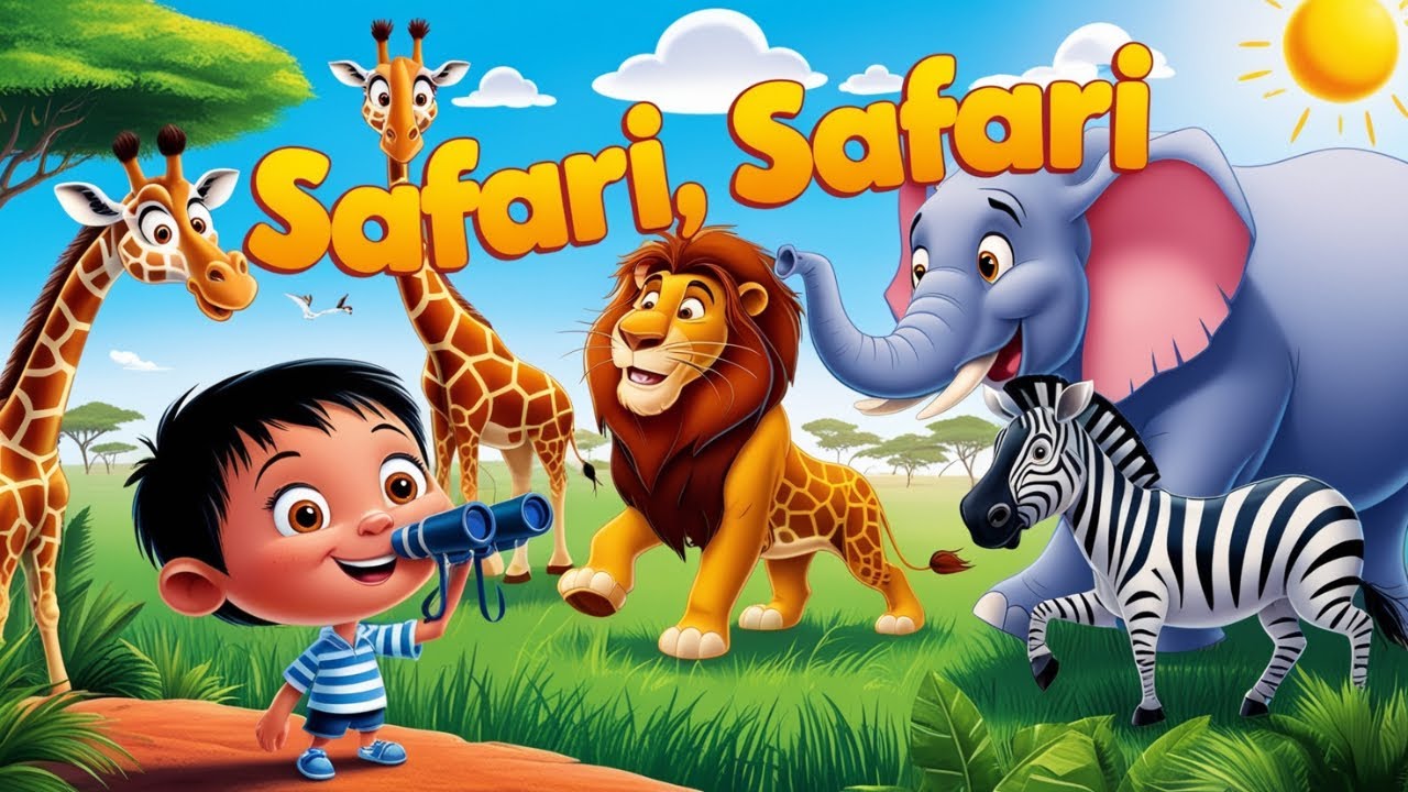 Safari, safari, come and see I the world of safari animals l nursery ...