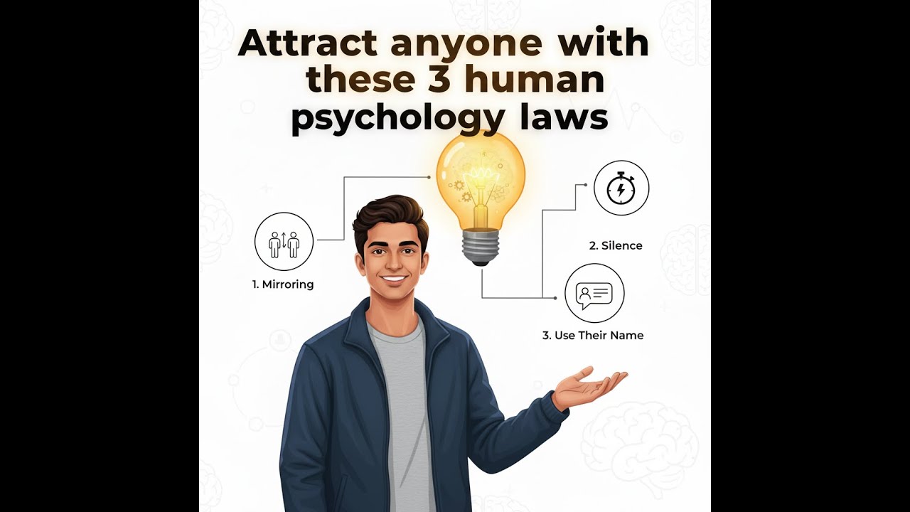 The 3 Laws of Instant Attraction & Respect #psychology #attraction # ...