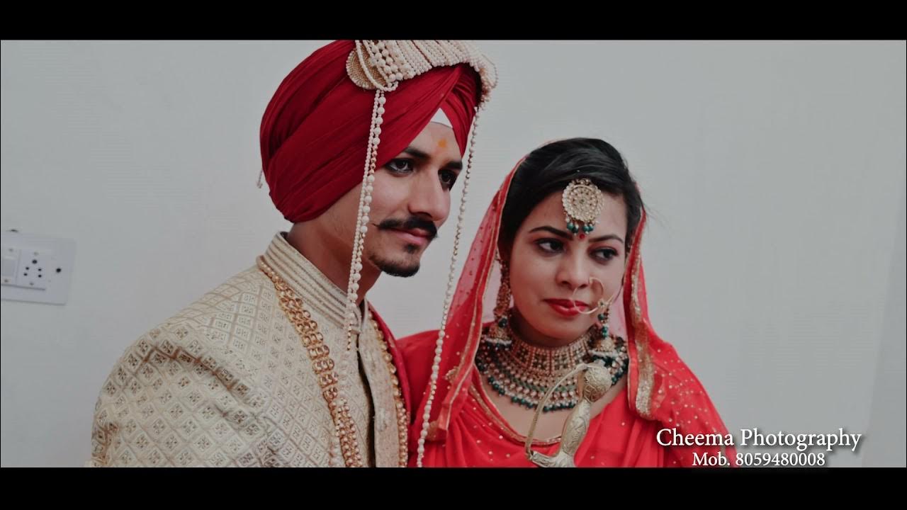 cheema studio Pardeep weds Jyoti wedding highlight - YouTube