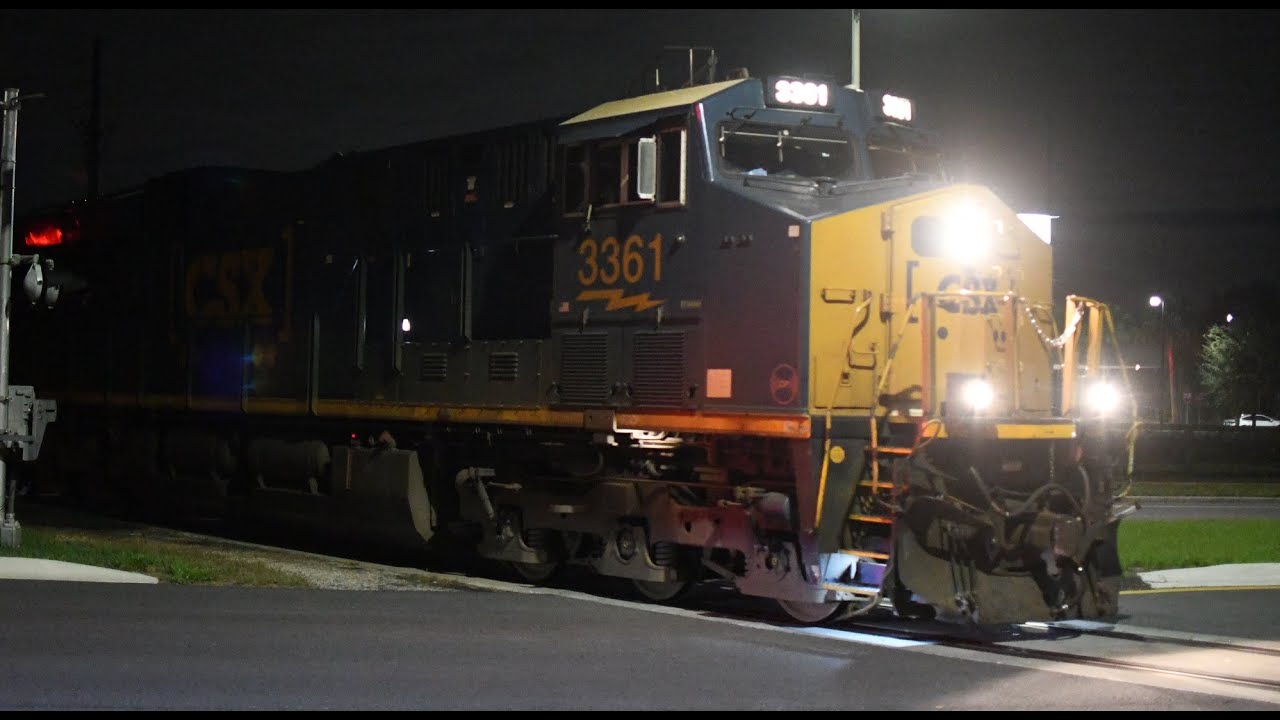 CSX Spirit of Louisville Late Night Train Chasing Orlando CFRC CSX + FCEN - YouTube