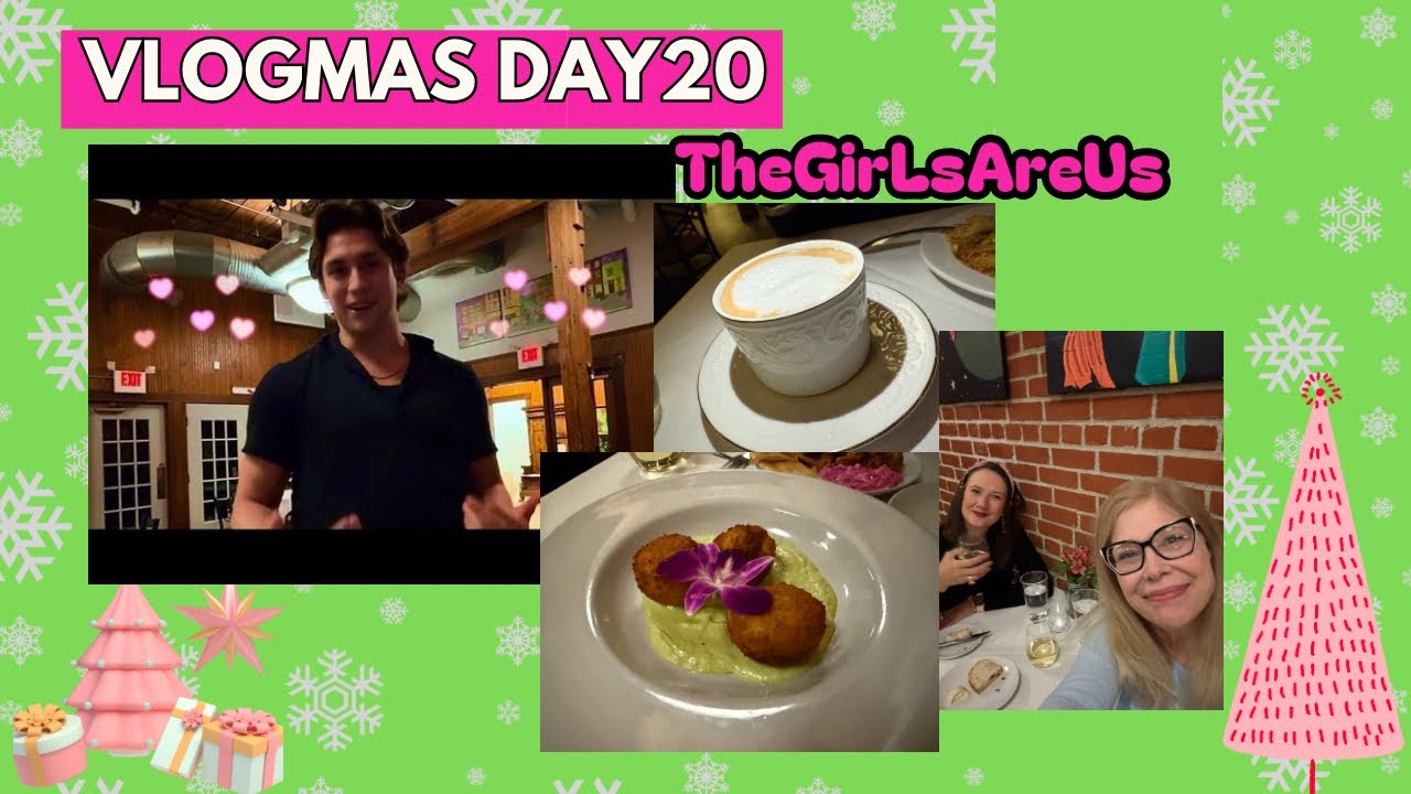 Vlogmas Day 20: Dinner Date Gather55, Cappuccino, Snow, Lorenzo - YouTube