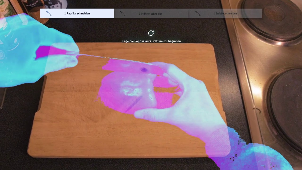 AR cooking - YouTube