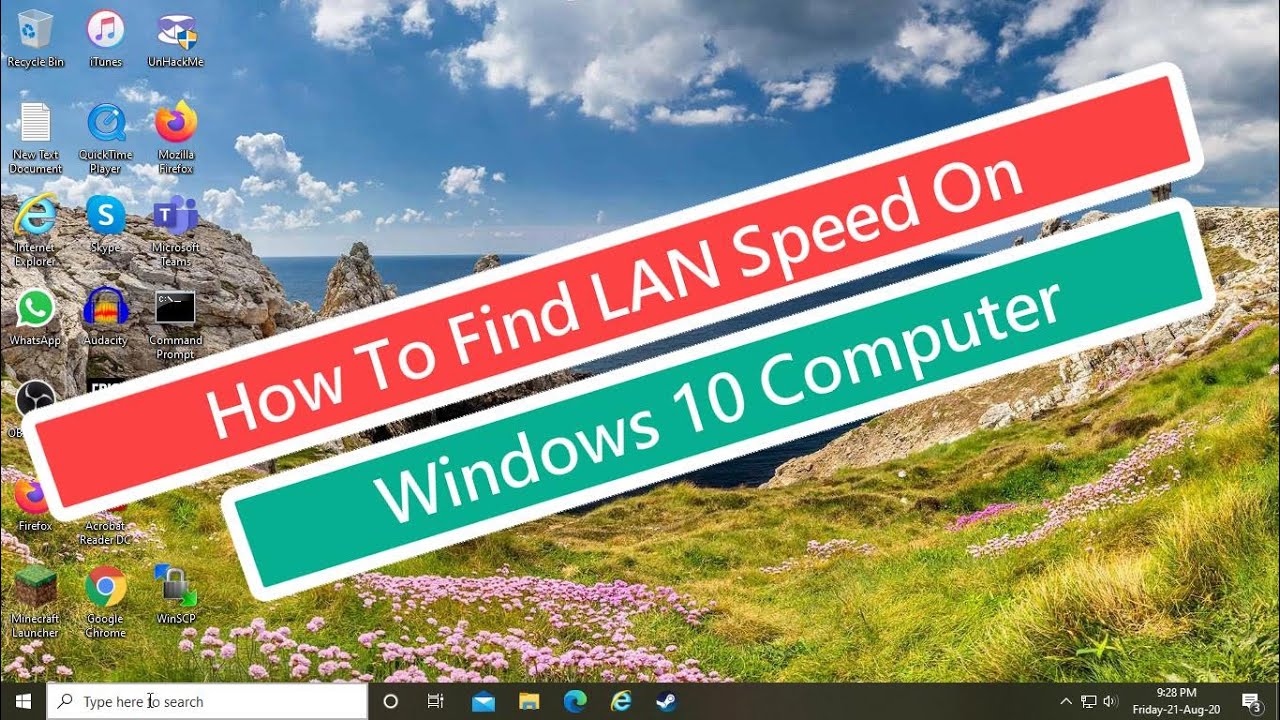 How To Find LAN Speed On Windows 10 Computer YouTube how-to-find-lan-speed-on-windows-10-computer-youtube