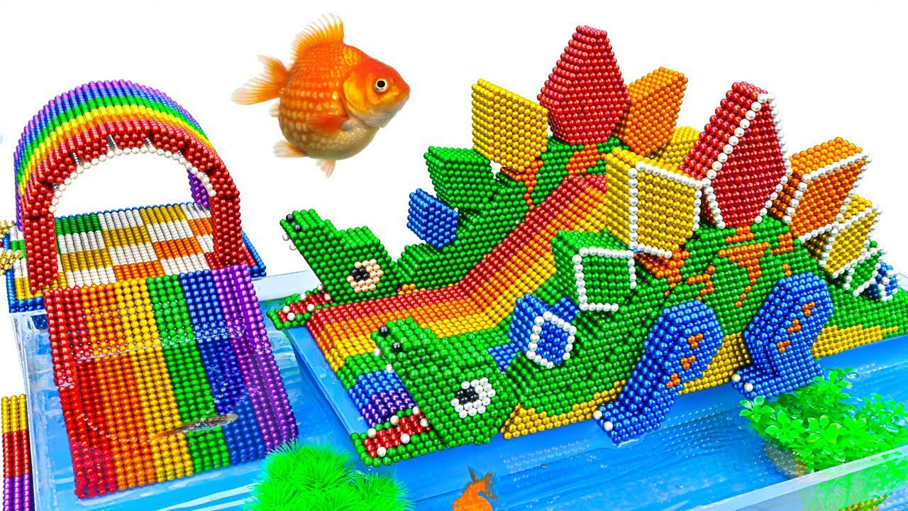 DIY - Build Amazing Aquarium Dinosaur Model Fish Tank With Magnetic ...