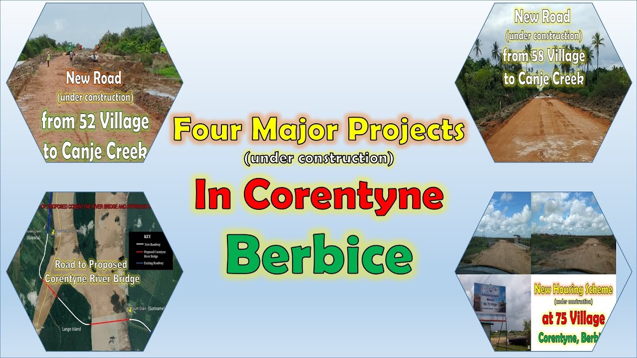 Four Major Projects in the Corentyne - YouTube