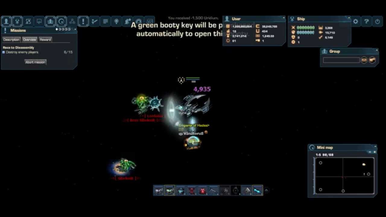 DarkOrbit Collect yellow box - YouTube