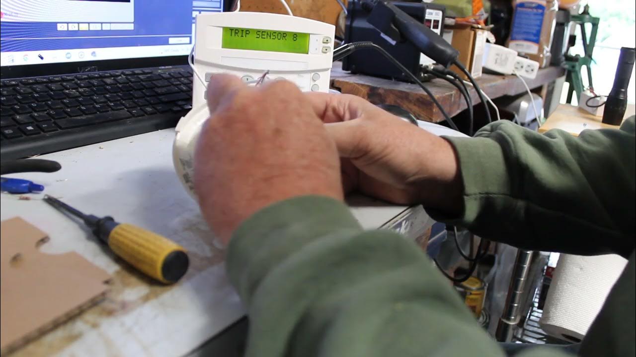 GE Concord 4 or Express add heat detector (FIRE) - YouTube