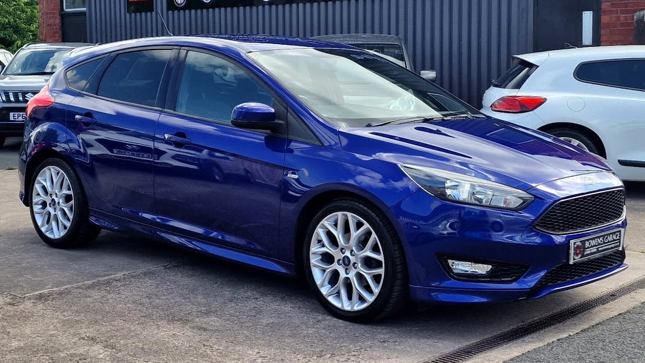 2017 (67) Ford Focus ST-Line 1.5 TDCi 5Dr I'm Deep Impact Blue. 49k ...