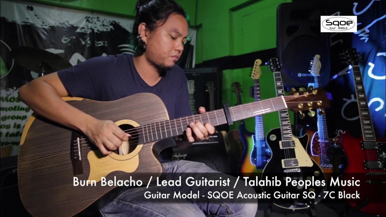 SQOE Acoustic Guitar SQOE 7C SQ-7C - YouTube