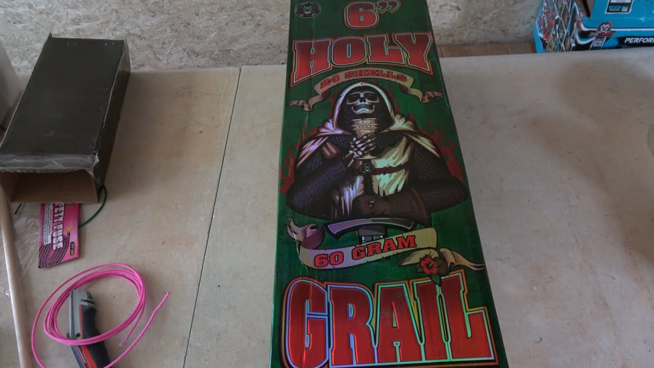 Holy Grail canister shells by Pyro Demon - YouTube