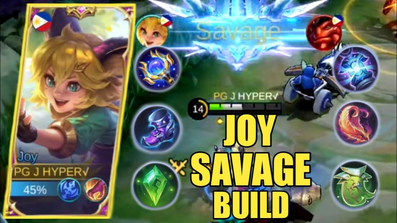 JOY NEW HERO SAVAGE BUILD WITH 25 KILLS - YouTube