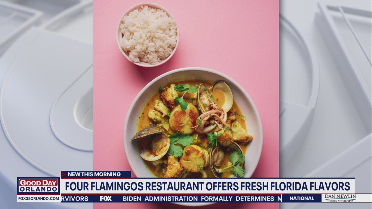 What to expect at Four Flamingos restaurant in Orlando - YouTube