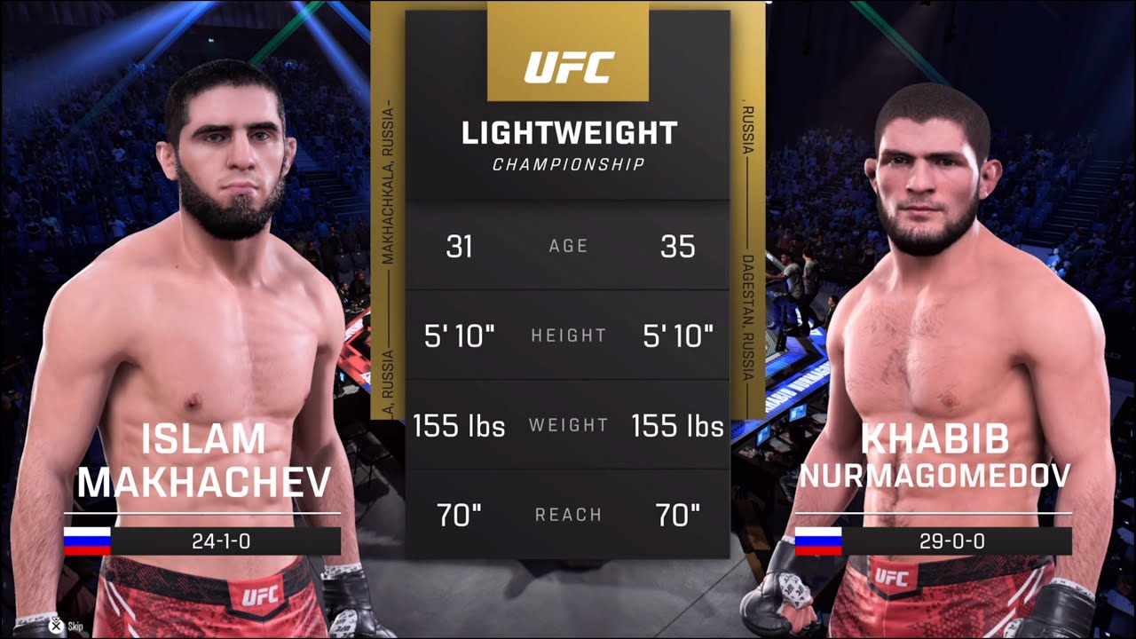 UFC 5 - Islam Makhachev vs. Khabib Nurmagomedov - Eagle Fights ☝️🦅 ...