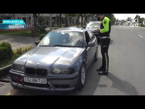 Yol polisi Balakende reyd kechirib