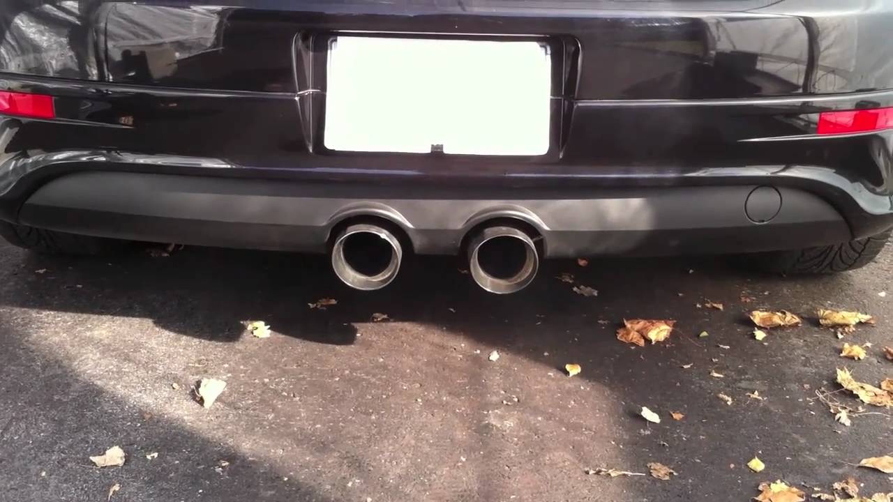 GTI MK5 R32 REAR WITH GHL CATBACK - YouTube