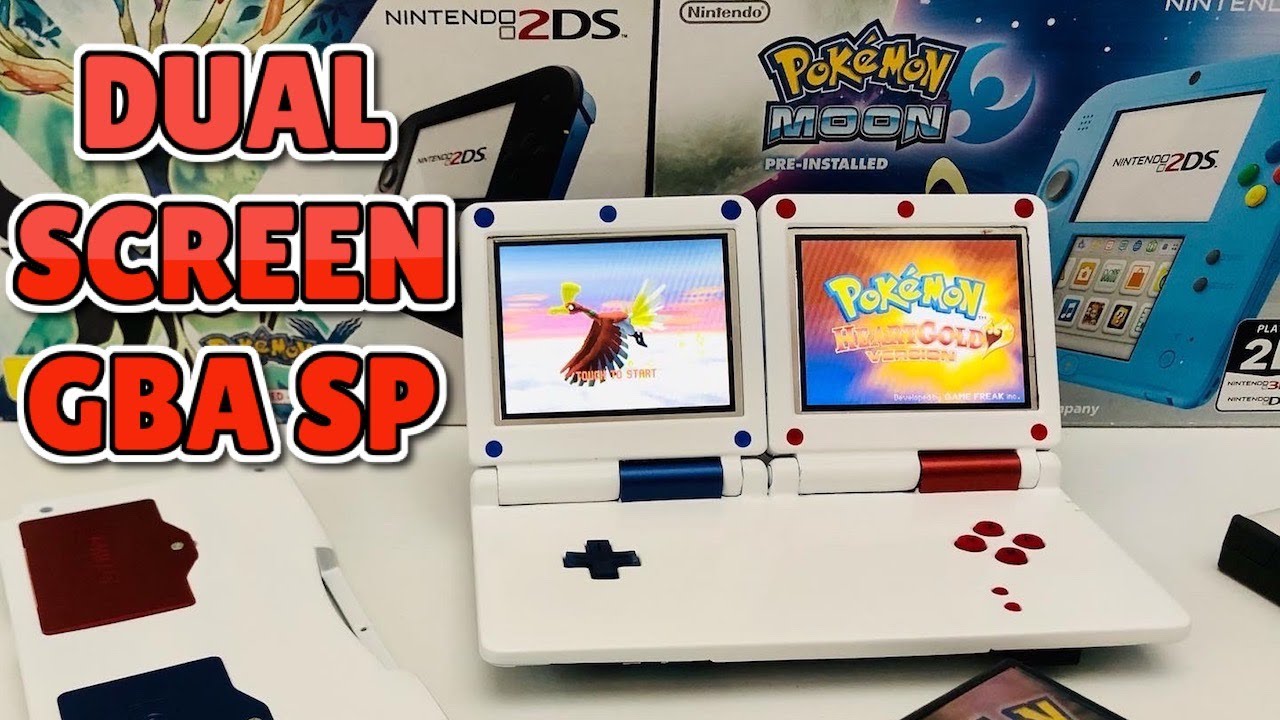 Dual Screen Pokémon Gameboy Advance SP Prototype Console #gameboy # ...