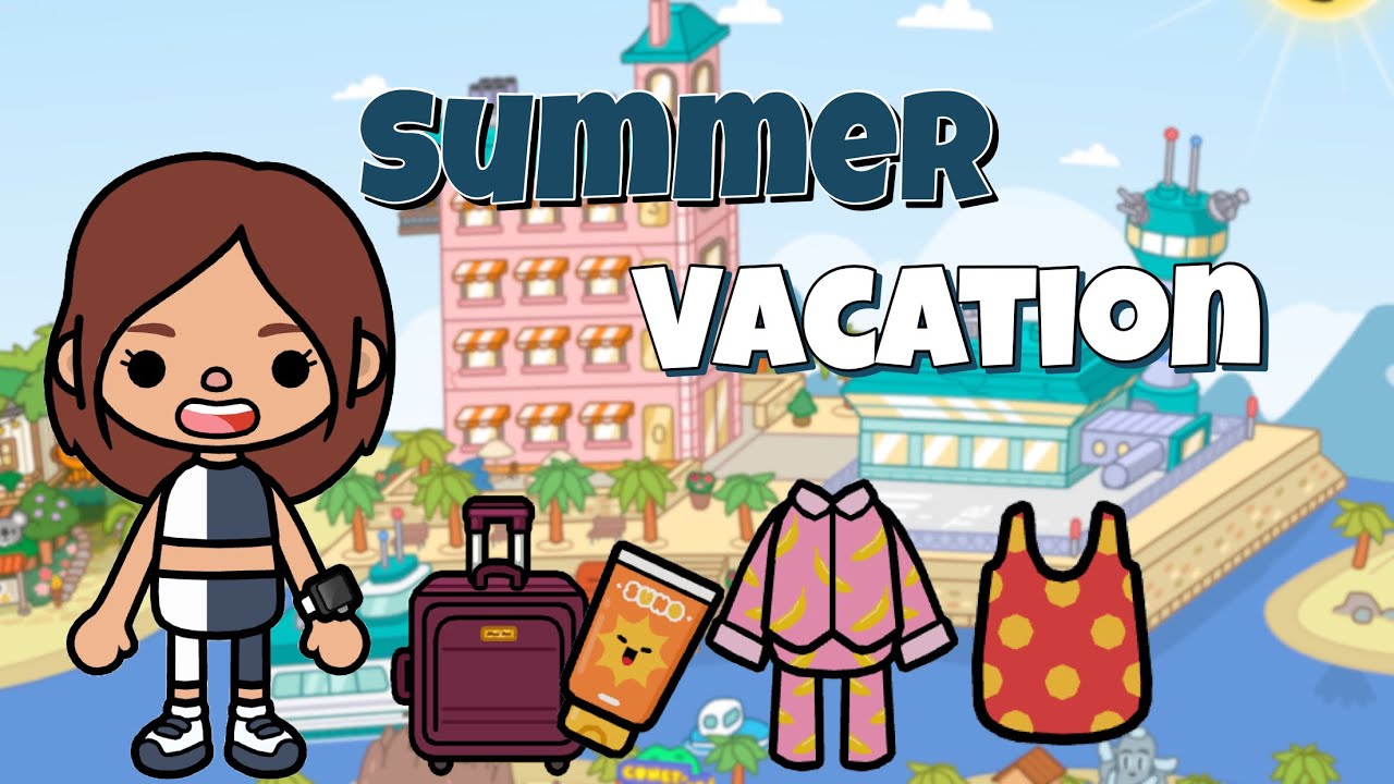 Summer Vacation Day Routine | Toca life world - YouTube