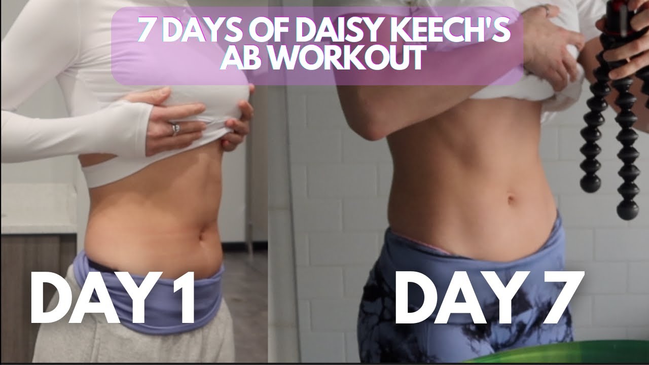 Daisy Keechs Ab Routine For 7 Days Straight Crazy Results Youtube