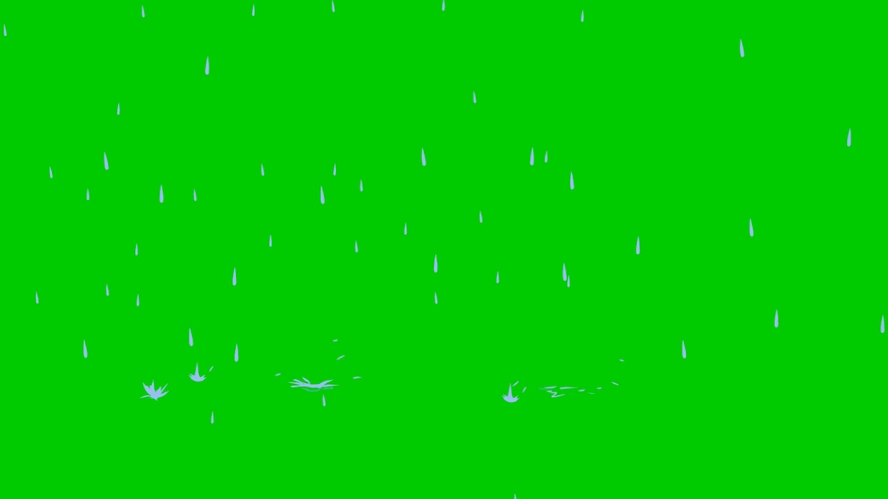 Rain Efx / 2D EFFECTS / Green Screen / For your YouTube Channel / Free ...