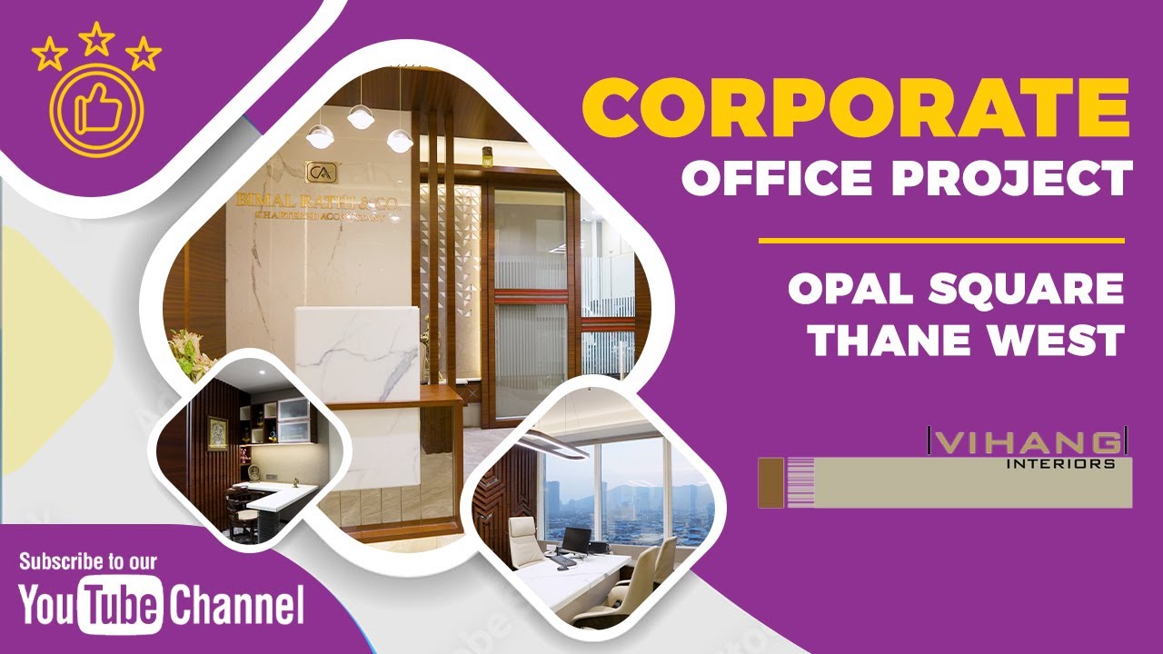 Corporate Office Project at Opal Square Thane West - Vihang Interiors ...