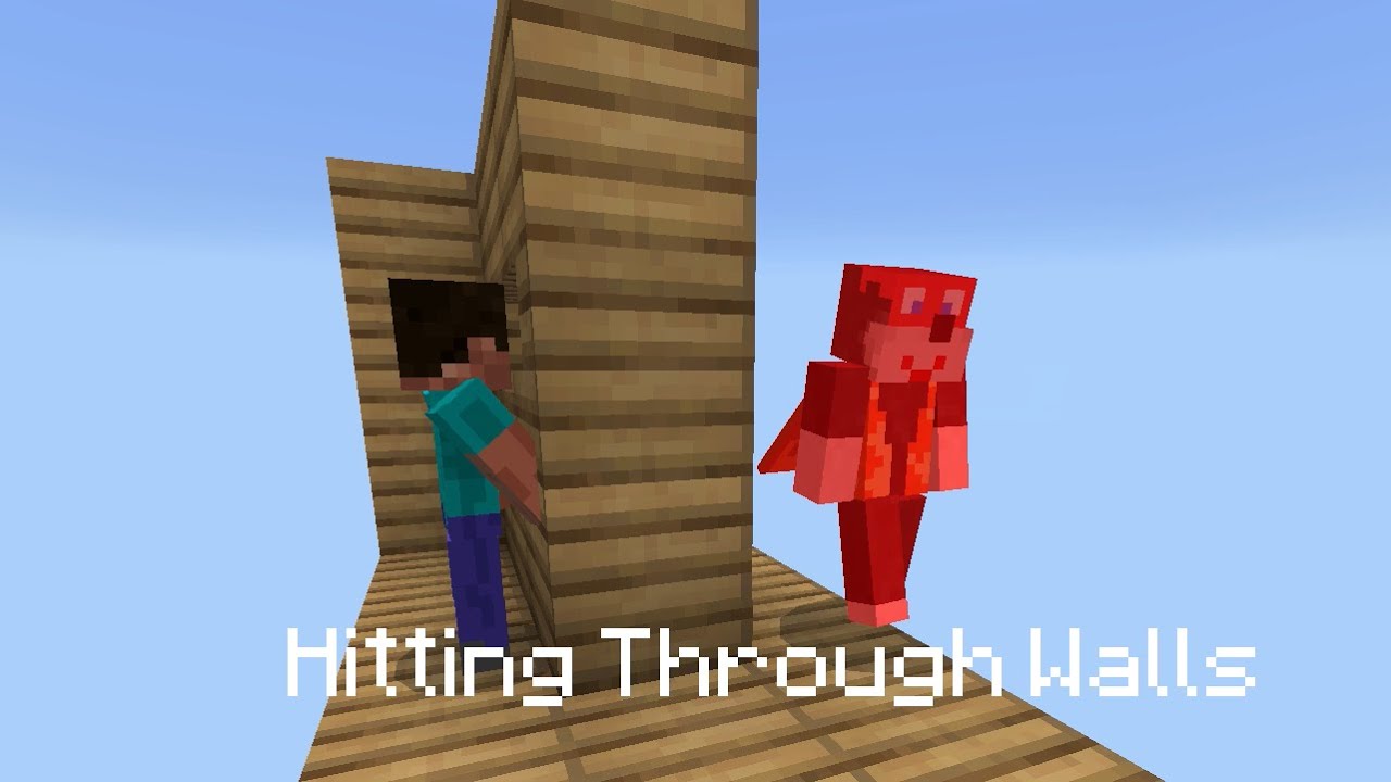 Hitting People Through Walls | Hive Skywars - YouTube
